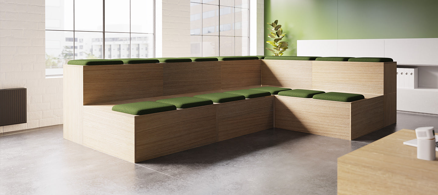 Theo Tiered Office Seating – jddfurniture